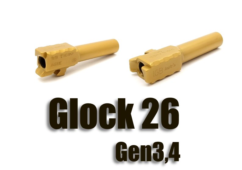 IGB Austria Barreltechnology - Glock 26 | Gen5 | IGB Barrel | 9x19 ...